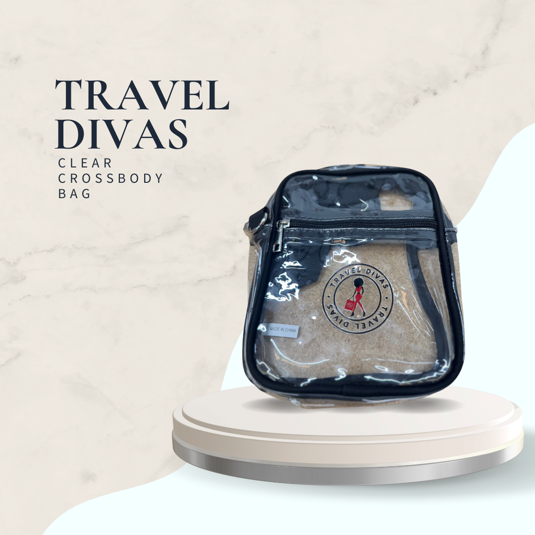 Travel Divas Clear Crossbody Bag – Travel Divas Online Store