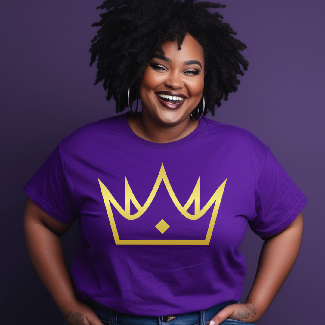 Royal Crown Purple with Gold Foil Crown – Travel Divas Online Store